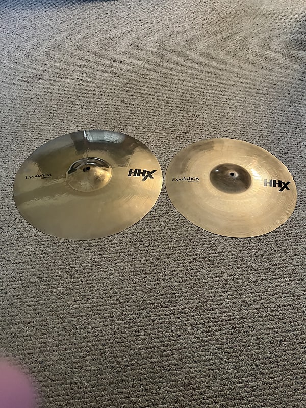 SABIAN HHX EVOLUTION 16” And 18” crash cymbal set | Reverb SABIAN HHX EVOLUTION 16” And 18” crash cymbal set | Reverb