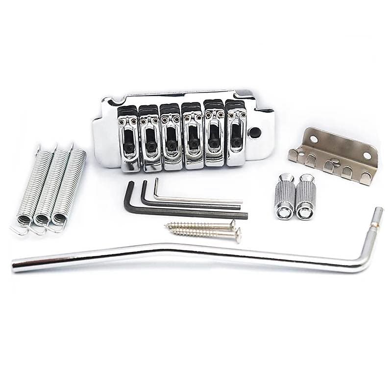 Chrome Guitar 2 Point Bridge Tremolo System Set | Reverb UK