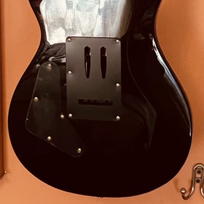 Harley Benton Deluxe Series CST-24T P90 Black Flame w/King | Reverb