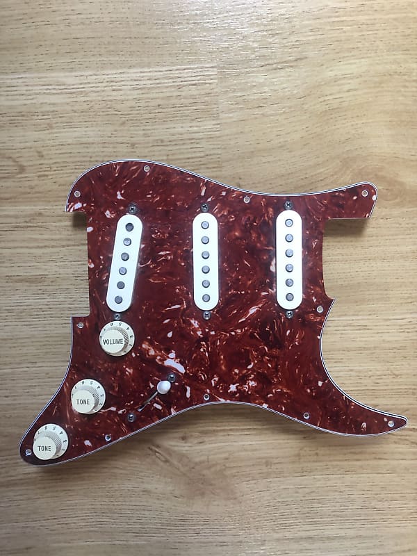 Fender Mexico Stratocaster Loaded Pickguard Tortoise Shell | Reverb