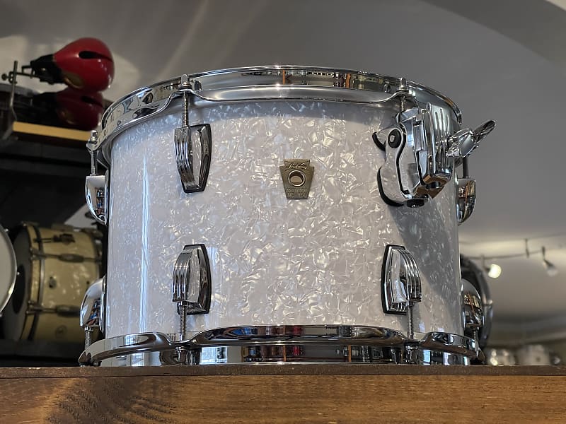 Ludwig Classic Maple 12" White Marine Pearl Rack Tom 8x12 | Reverb