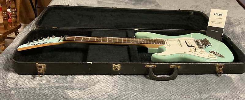 1986 Kramer Focus 3000 Seafoam Green | Reverb
