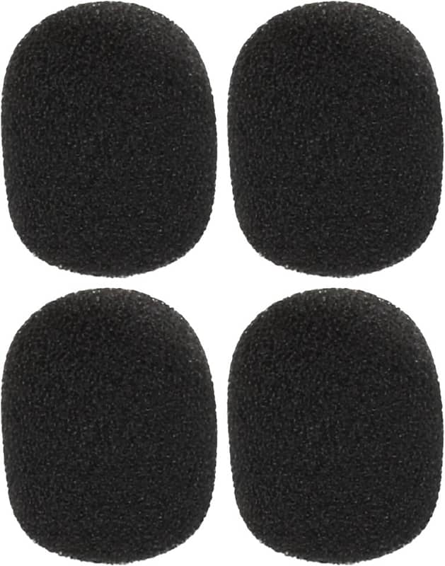Shure WL18Xm Lavalier Microphone Windscreen - Black (4-pack) | Reverb