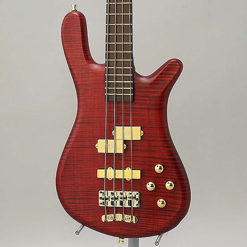 Warwick Custom Shop Streamer LX 4st (Burgundy Red Transparent | Reverb