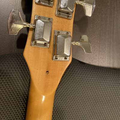 Vintage Mosrite Celebrity Short Scale Bass 1960's - Cherry | Reverb