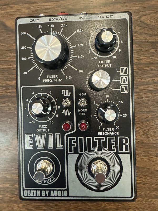 Death By Audio Evil Filter Used - Black/grey | Reverb