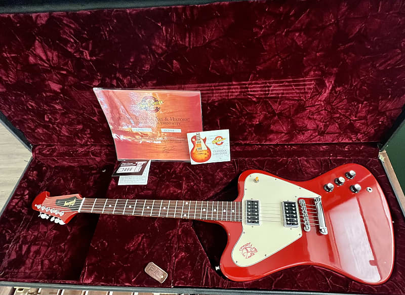 Gibson Custom Shop Non-Reverse Firebird 2008 Cardinal Red | Reverb