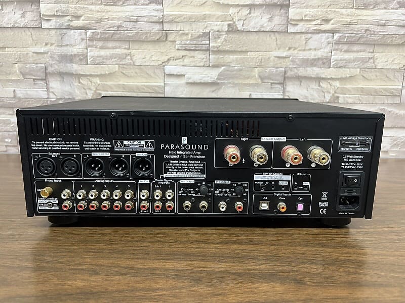 Parasound Halo Integrated Amplifier (BLACK) Works Great | Reverb