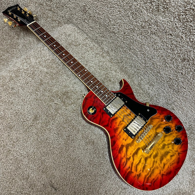 Austin LP Quilted Maple Top Sunburst | Reverb UK