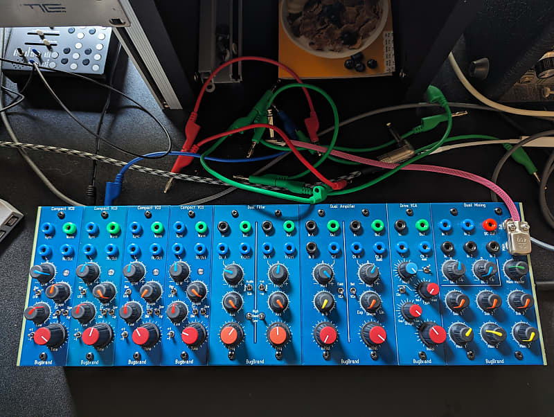 Bugbrand Synthvoice Frame System Blue Analog Synthesizer | Reverb