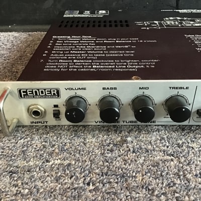 Fender TBP-1 Bass Guitar Preamp | Reverb