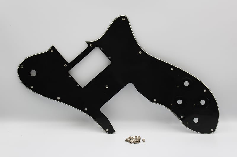 1977 Fender Telecaster Custom Pickguard Black | Reverb