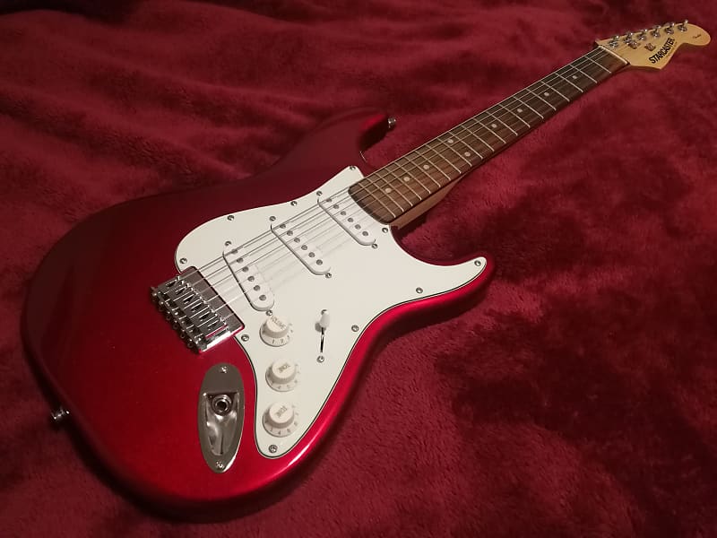 Fender Starcaster Colt Mini Strat 2006 Candy Apple Red - | Reverb
