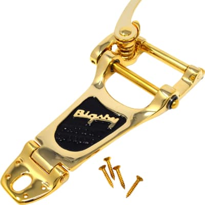 Bigsby B7 Gold with Vibramate V7 Vibrato Set for Les Paul | Reverb