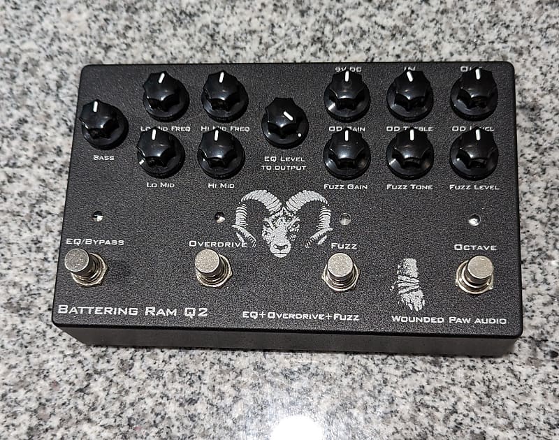 Wounded Paw Audio Battering Ram Q2 2024 - Overdrive, EQ, | Reverb
