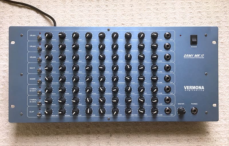 Vermona DRM1 MK2 Analog Drum Machine Blue | Reverb