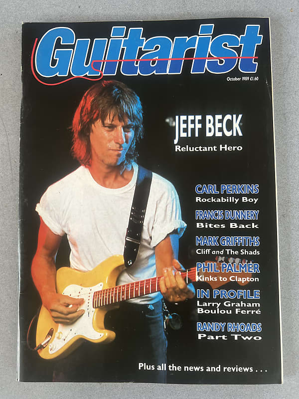 Guitarist Magazine UK Jeff Beck 1989 - Multi | Reverb