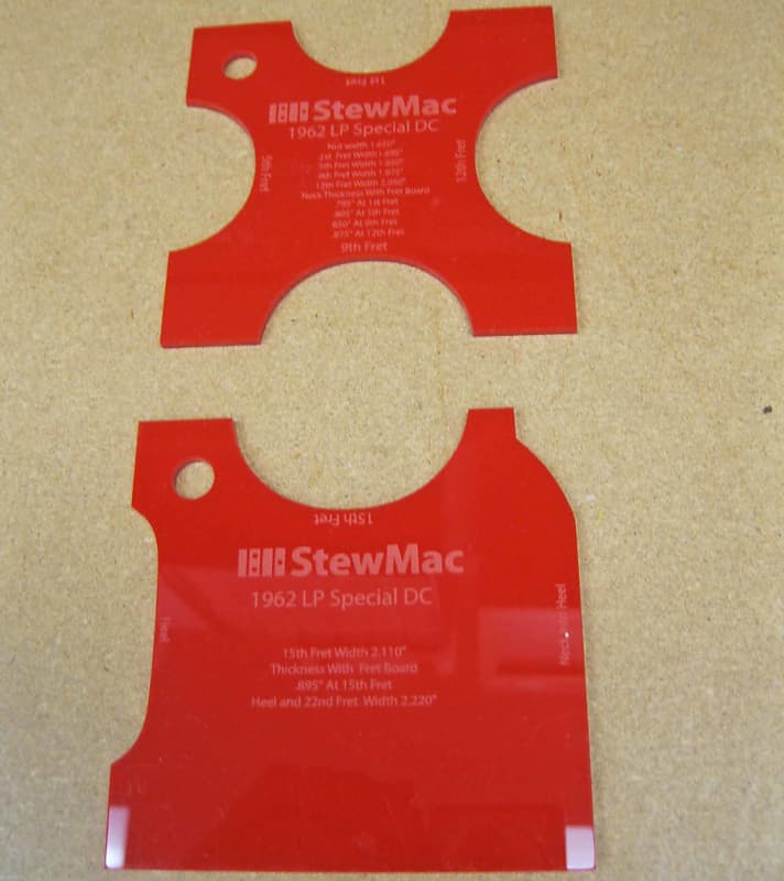 StewMac 62 LP Special Dc Template Set | Reverb