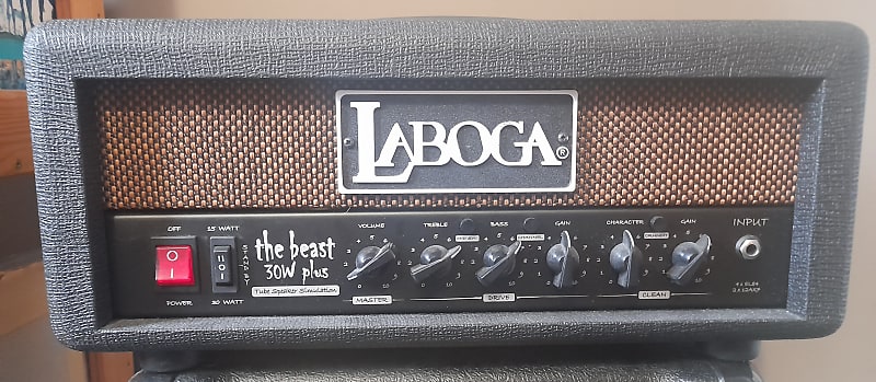 Laboga The Beast 30W/15W Plus 2019 Black & footswitch | Reverb