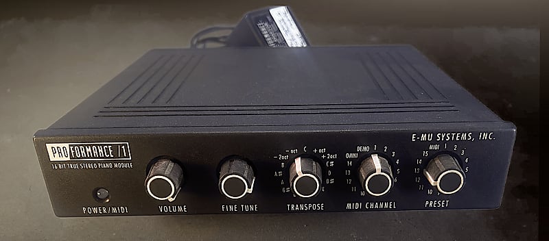 E-MU Systems ProFormance 1 Piano Module | Reverb