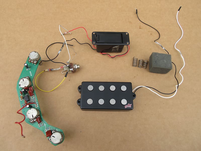 Aguilar Active Musicman Bass Pickup with Active Preamp & | Reverb