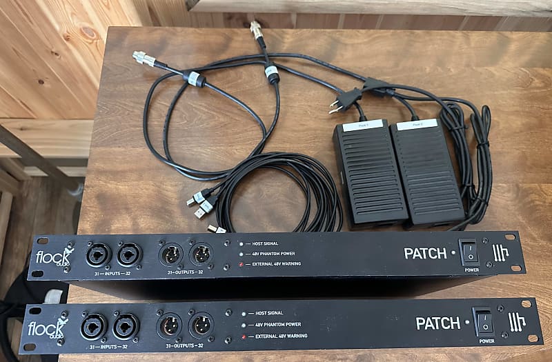 Flock Audio Patch 64-point analog patchbay with digital | Reverb