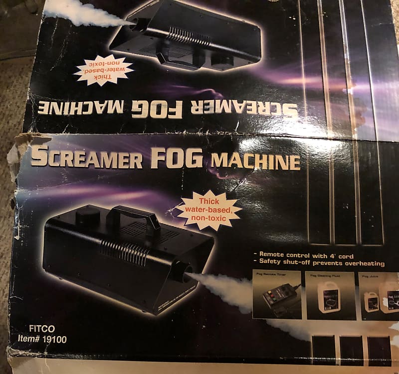 Screamer Fog Machine 2000's black | Reverb
