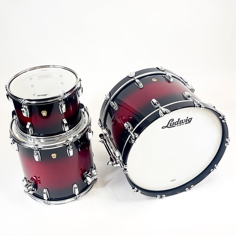 Ludwig Legacy Maple FAB 13/16/22 Custom Prototype 2024 - Red | Reverb