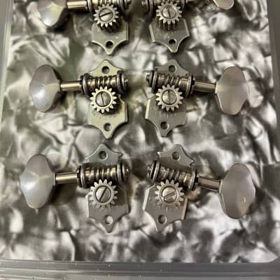 Gotoh SE700 Open Gear 3X3 Tuning Keys, Scalloped Buttons - | Reverb