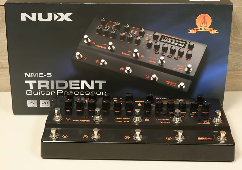 NUX NME-5 Trident Guitar Processor (USED) | Reverb