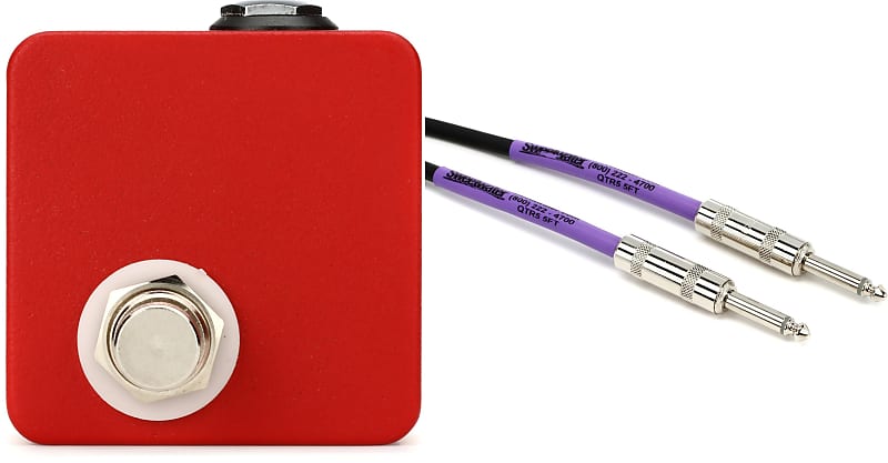 JHS Red Remote Auxiliary Footswitch Bundle with Pro Co EG-5 | Reverb