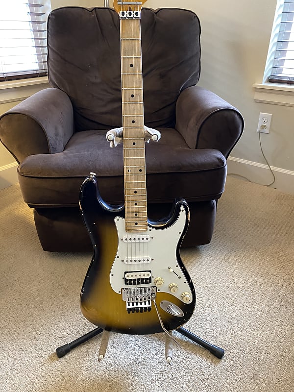 Chad Underwood Strat w/ Floyd Rose - 2 Tone Burst | Reverb
