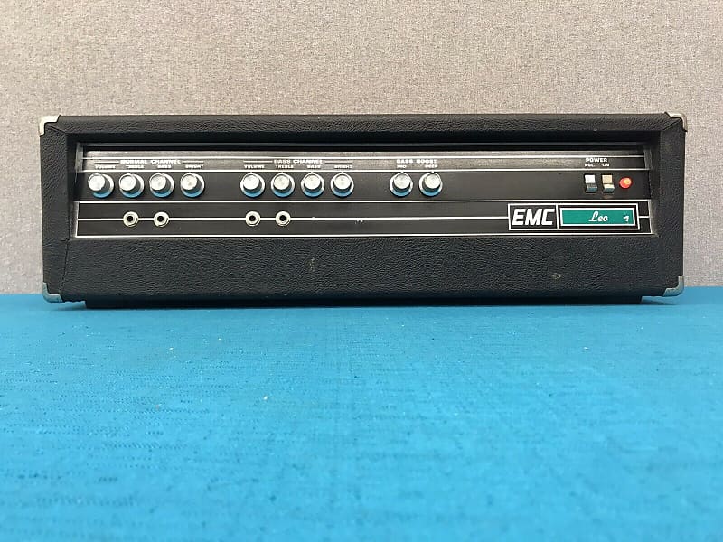 RARE - Vintage 70's EMC Leo Bass & Guitar Amp Head USA - | Reverb