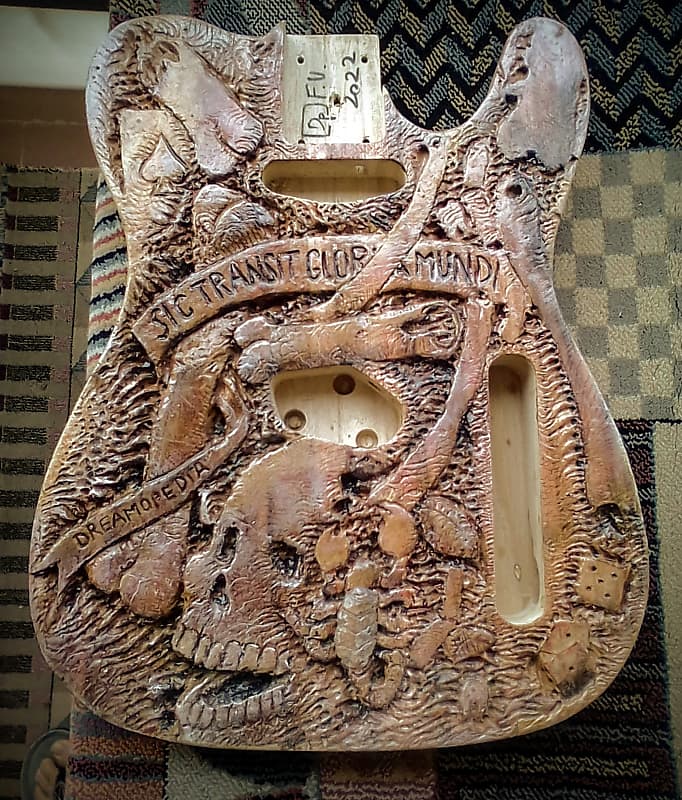 UNIQUE PIECE! Fender Telecaster type, Custom Guitar body | Reverb
