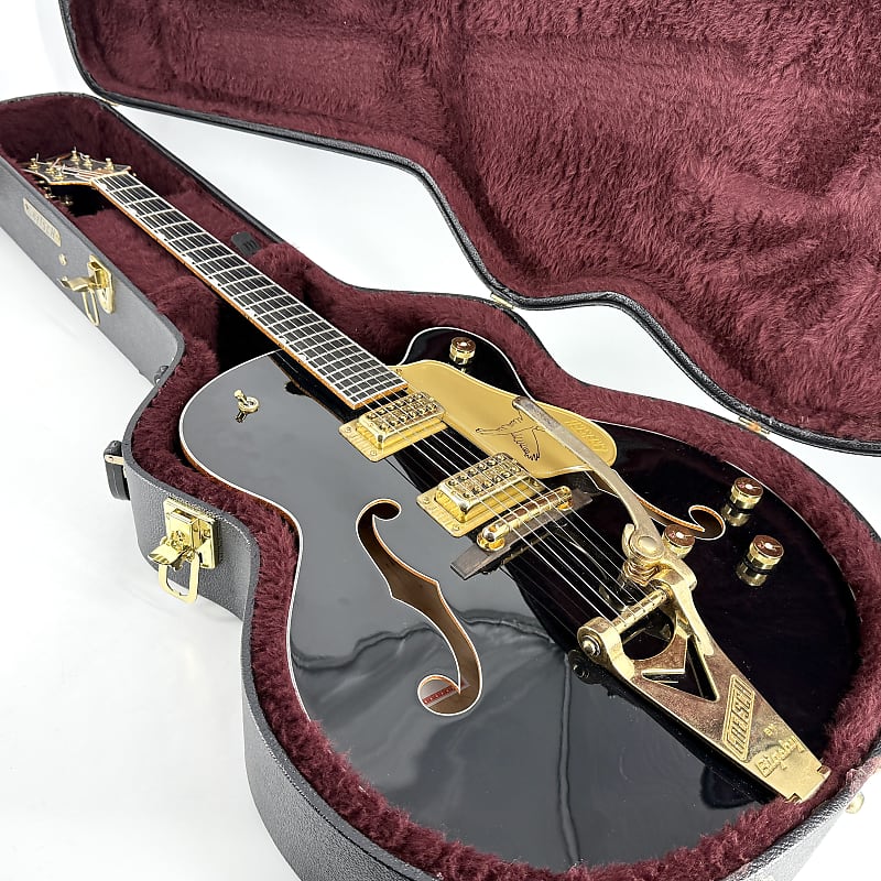 2015 Gretsch Falcon G6136T - Black | Reverb