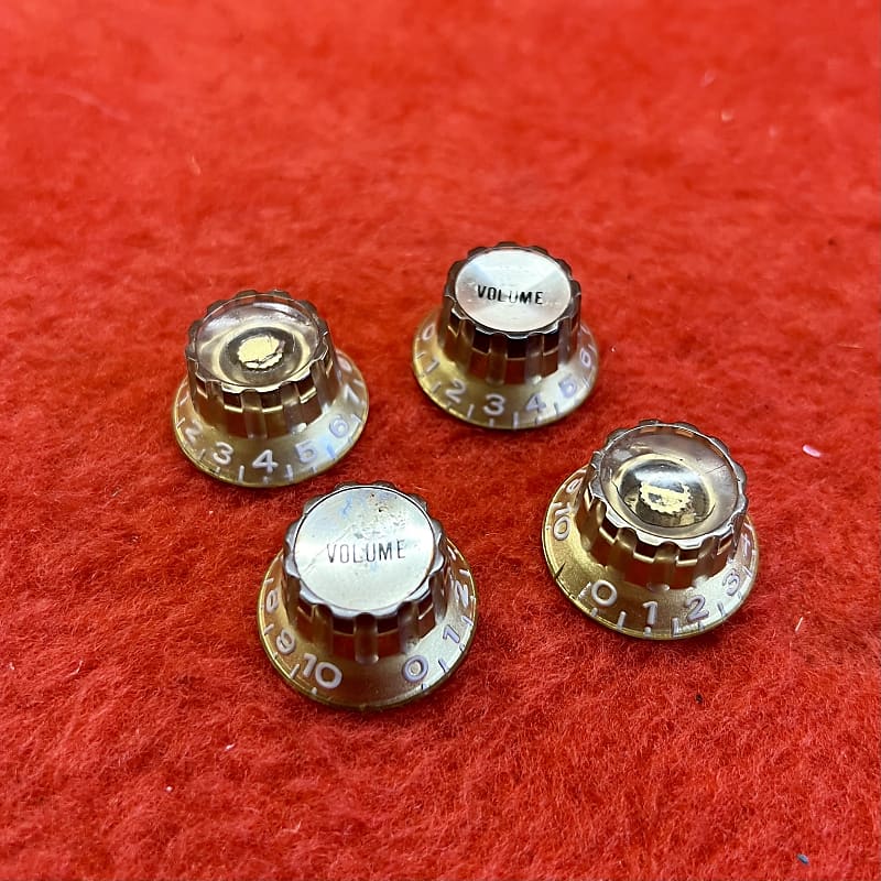 Yamaha SG guitar knobs c 1978 Gold SA studio lord player | Reverb
