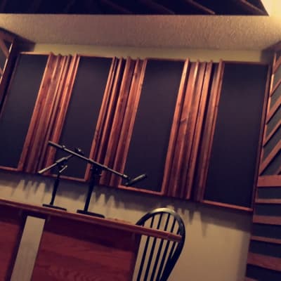 COLUMN SLAT DIFFUSER PAIR (Set of 2) - Special Walnut 4ftx1ft | Reverb