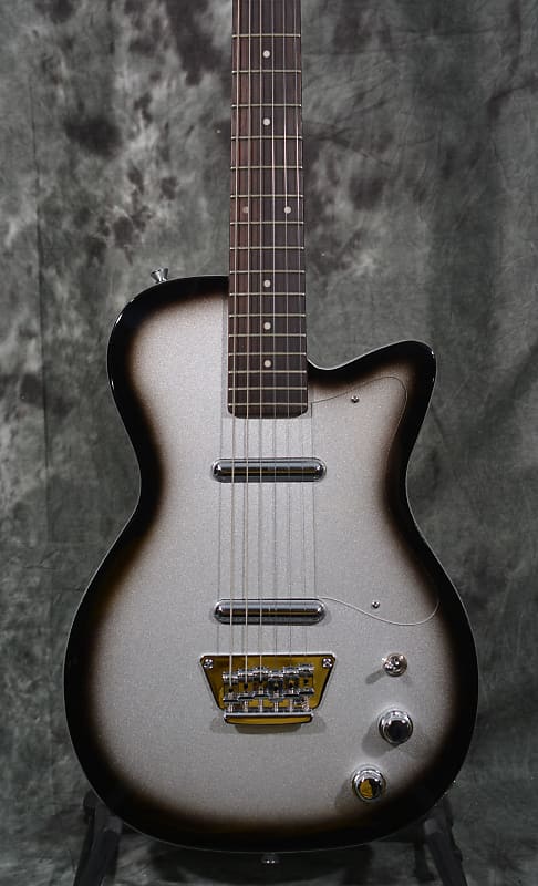 Silvertone 1303 Reissue Solid Body Silverburst w/ FREE Same | Reverb