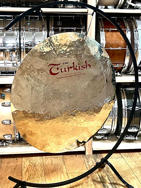 Turkish Hand Hammered 24" Wind Gong Sound Sample | Reverb