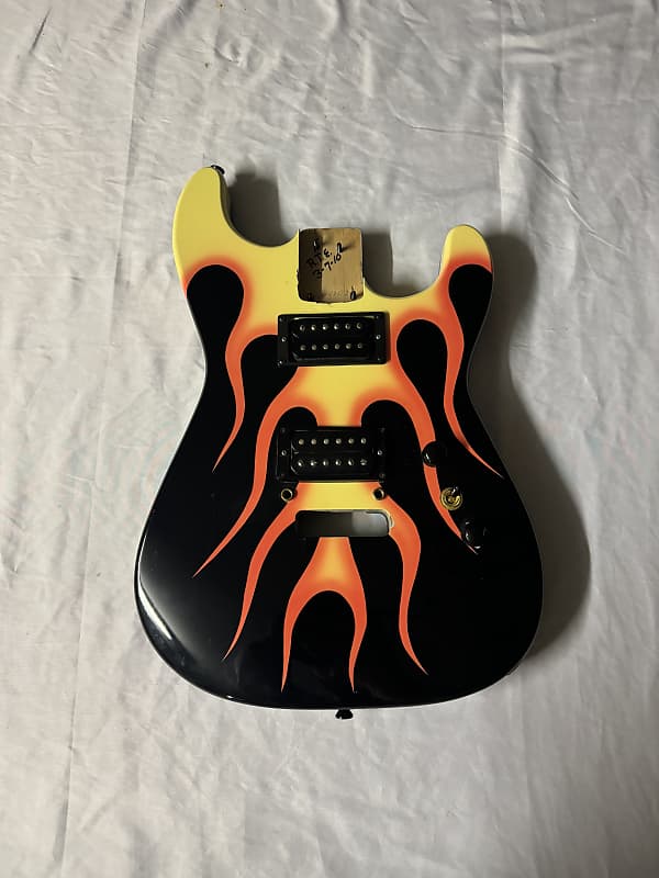 ESP Electric Guitar Body Custom MIJ Japan 2010 - Hot Rod | Reverb