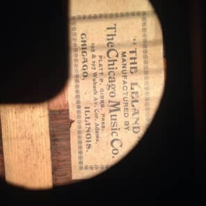 Rare, Vintage Handmade Parlor Guitar! The Chicago Music Co. | Reverb