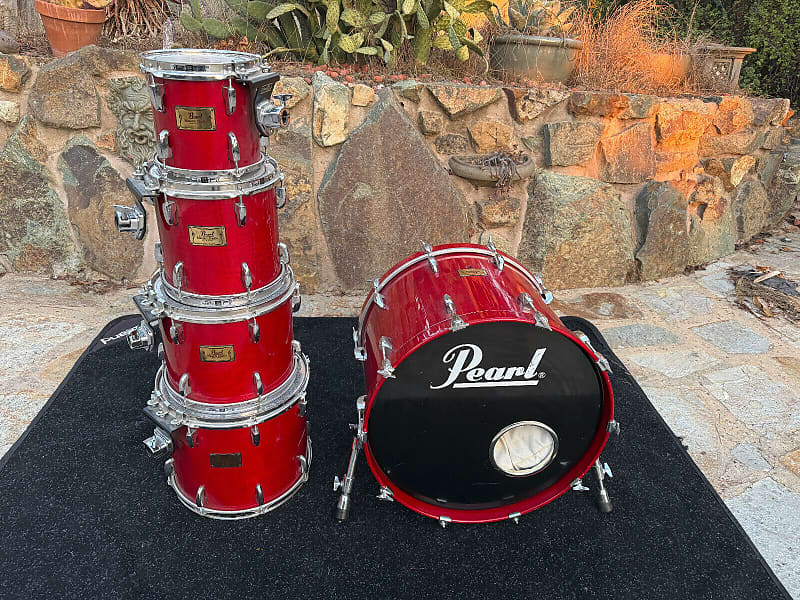 Pearl Masters Studio Birch 5pc Drum Set kit | Reverb