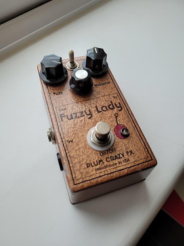 Plum Crazy Fx Fuzzy Lady Fuzz Face Germanium Silicon | Reverb