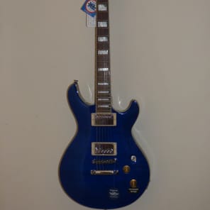 Cort M600-BB Bright Blue Guitar Mahogany Body | Reverb
