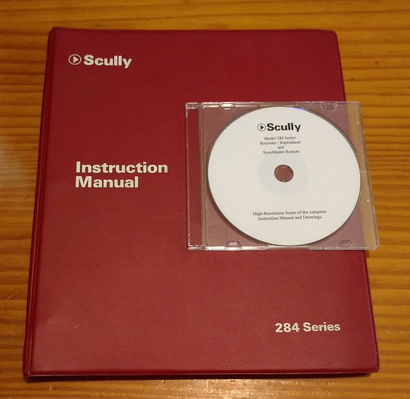 Scully 284 Series Professional Tape Recorder Manual | Reverb