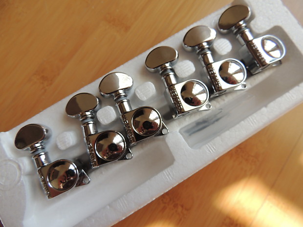 Grover Mini Rotomatic Tuners Chrome (6 in-line) | Reverb