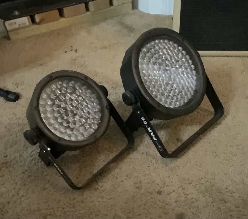 Chauvet SlimPAR 56 & 38 DMX RGB LED Wash Light 2010s - Black | Reverb