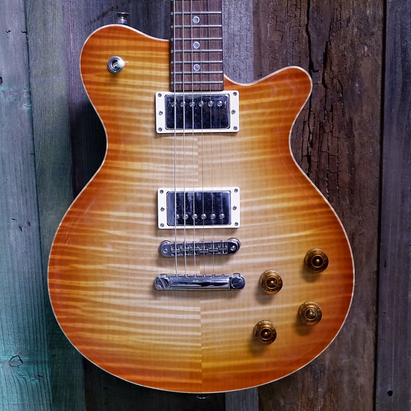 Grosh Set Neck Custom 2006 - Natural Burst | Reverb