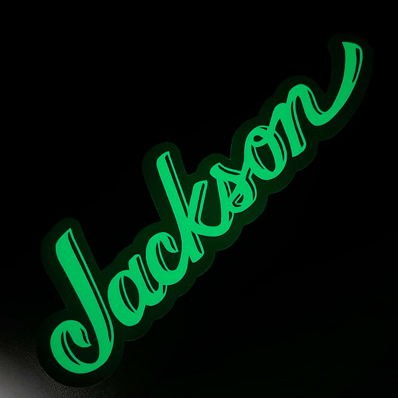 JACKSON GUITARS "GLOW IN THE DARK" STICKER INSANELY RARE | Reverb