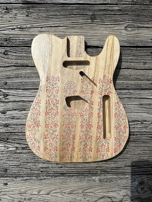 Guitar Strap Pattern custom Telecaster 2024 - Hand painted - | Reverb